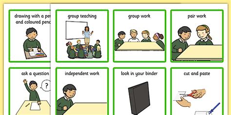 Visual Supports In The Classroom Card Pack Inclusion