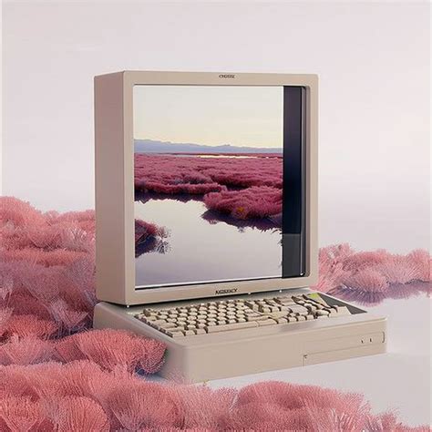 Microsoft Windows Aesthetic Vintage Pink Computer Design