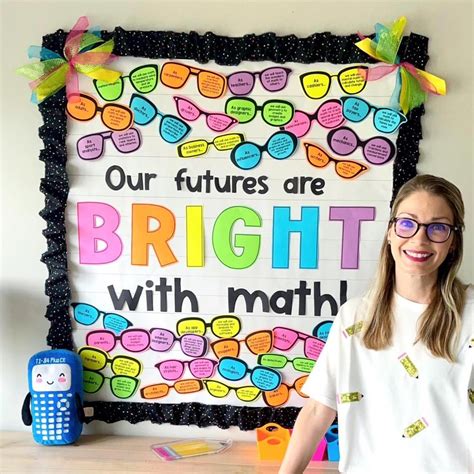 Summer Math Bulletin Board With Sunglasses Math Careers Posters