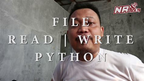 Python File Read And Write Explanation Youtube