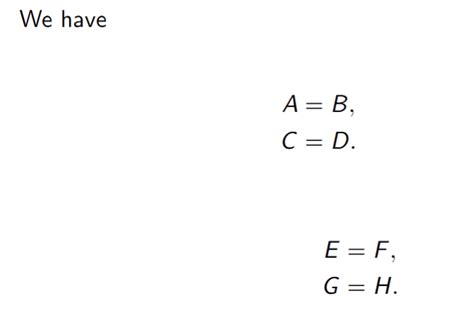 Beamer Numbering An Equation When Using Pause And Showonlyrefs Tex