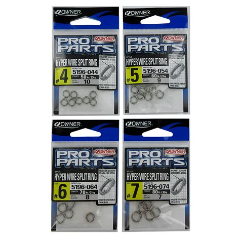 Owner Hyper Wire Split Rings Seattle Marine