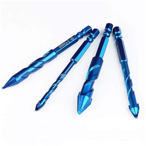 Tilted Eccentric Drill Bits Hex Shank Triangular Drill Bit Ceramic