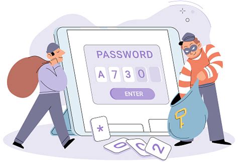 Cybercriminel Vole Des Données Personnelles Privées Des Informations