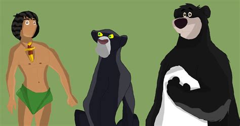 Adult Mowgli And His Friends By Vladimirisachenko On Deviantart