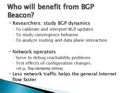 Analysis Of Bgp Behavior Through Beacon Prefixes By