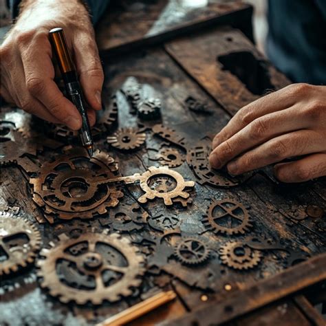 A Person Analyzing A Complex Problem By Breaking It Down Into Smaller Manageable Components