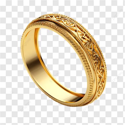 세밀하게 새겨진 패턴이 있는 화려한 금반지 화려한 금반지 디테일한 금반지 골드 반지 패턴 Png 일러스트 및 이미지 에 대한 무료 다운로드 Pngtree