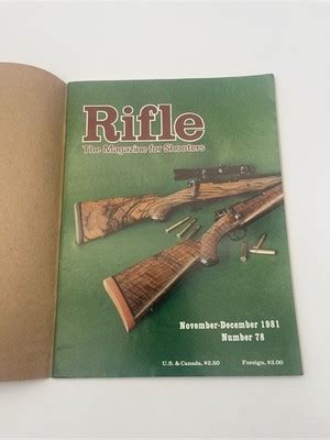 Rifle The Magazine For Shooters Nov Dec 1981 Model 70 Winchester Ebay