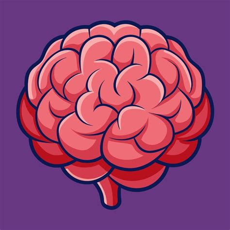 Human Brain Clipart Vector Premium Ai Generated Vector