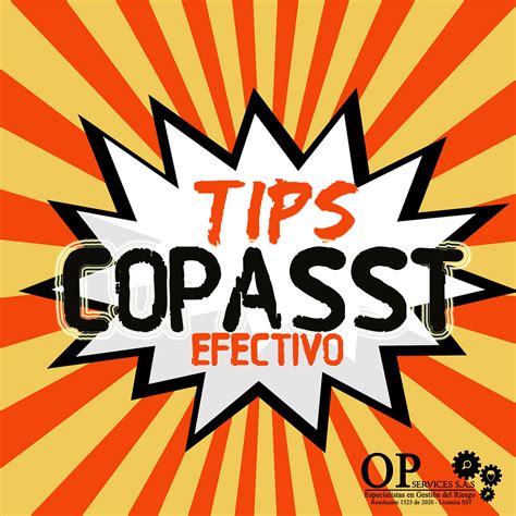 Sispremet 📝tips Para Un Copasst Efectivo 🚧sabemos Lo
