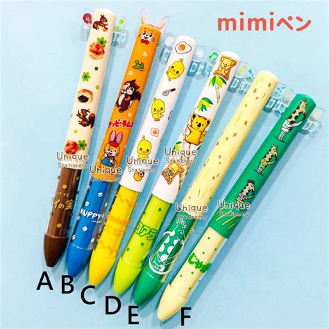 日本零食系列 Funbox Mimi 日本製 2色 原子筆 黑紅 各售49枝 興趣及遊戲 手作＆自家設計 文具 Carousell