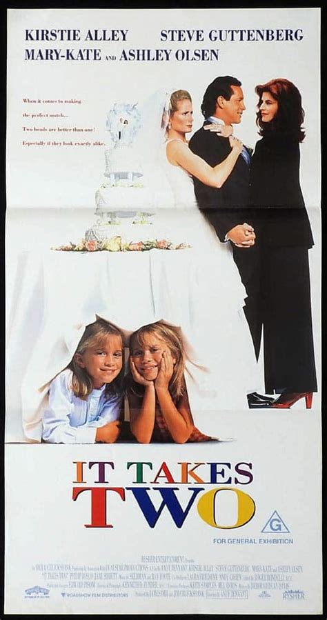 It Takes Two Original Daybill Movie Poster Kirstie Alley Steve