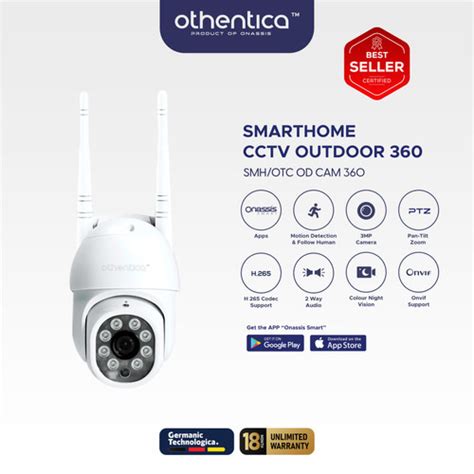Promo Onassis Smart Outdoor Camera 360 Kamera Outdoor Pintar Kota