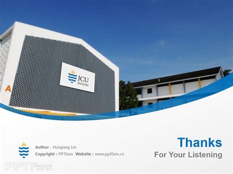 James Cook University powerpoint template download 詹姆斯库克大学PPT模板下载 PPT