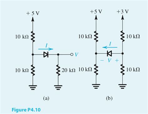 solved solve using a piecewise linear diode model with vf