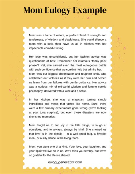 A Guide On Writing A Eulogy For Your Mom Writing A Eulogy Eulogy