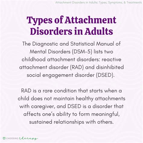 Attachment Disorders In Adults Types Symptoms And Treatments