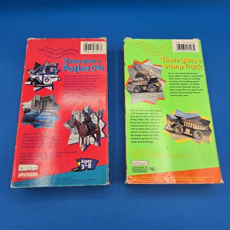 There Goes A Dump Truck And Police Car Live Action Video Real Wheels Vhs