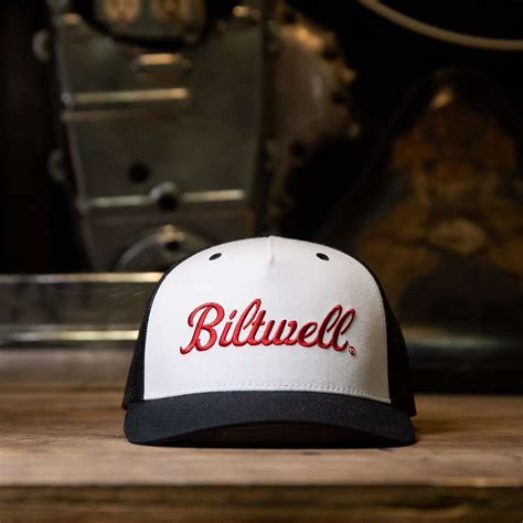 Biltwell Logo Trucker Cap Schwarz Und Weiß 24helmetsde
