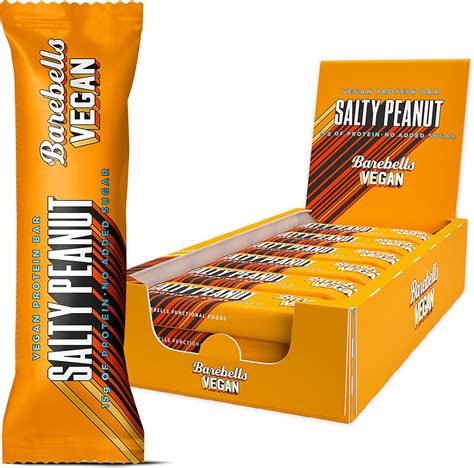 Barebells Vegan Protein Bar Salty Peanut 12x55g Uk Health