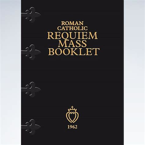 Traditional Requiem Mass Booklet Misal In Latin And English