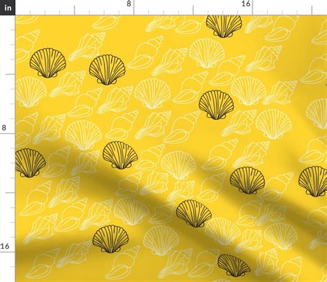 Cute Seashells Fabric Spoonflower