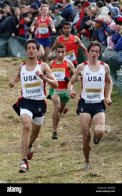 Usas German Fernandez Left And Emil Heineking In Action During The