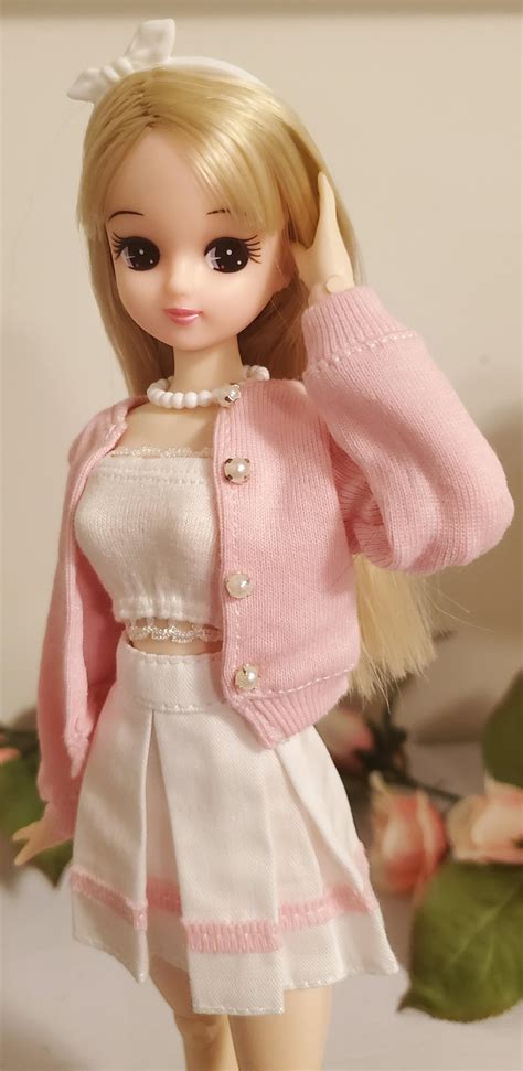 Finally Got My Licca 💕 Shes On A Soft Bust 24cm Obitsu Body In White I Believe Shes Wearing