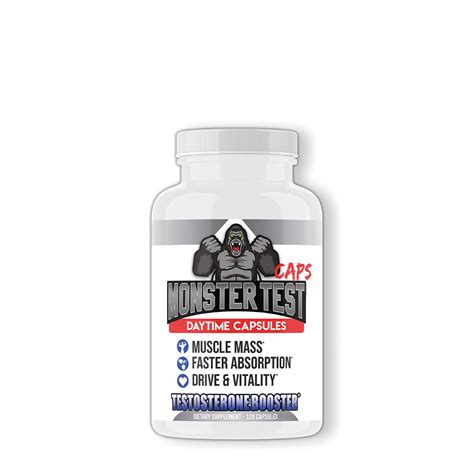 Monster Test Testosterone Booster 120 Capsules Gnc
