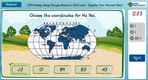 Math Explanation Directions Using Maps Engaging Primary Maths Software
