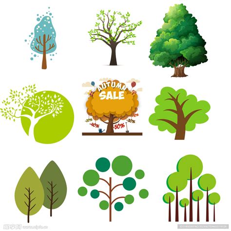 卡通树设计图广告设计广告设计设计图库昵图网