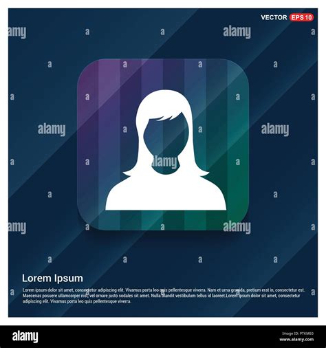 Female User Icon Stock Vector Image Art Alamy