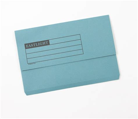 Eastlight Document Wallets Blue P50 Eduspace Supplies