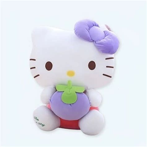 Hello Kitty Bosbessenpluche Knuffel • Mijn Knuffel