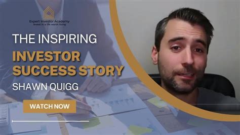 Expert Investor Academy On Linkedin The Inspiring Success Story Of Shawn Quigg From Law Firm