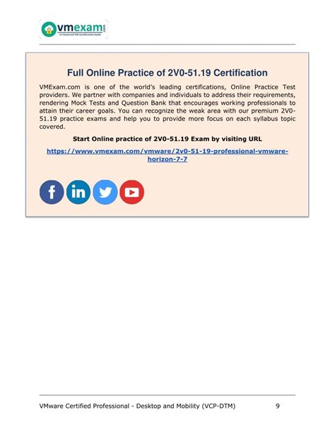 Ppt Excellent Learning Guide On Vmware Vcp Dtm 2v0 51 19 Certification Exam Powerpoint