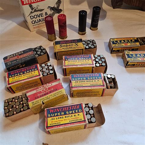 Assorted Ammunition And Gun Rack Bs Js