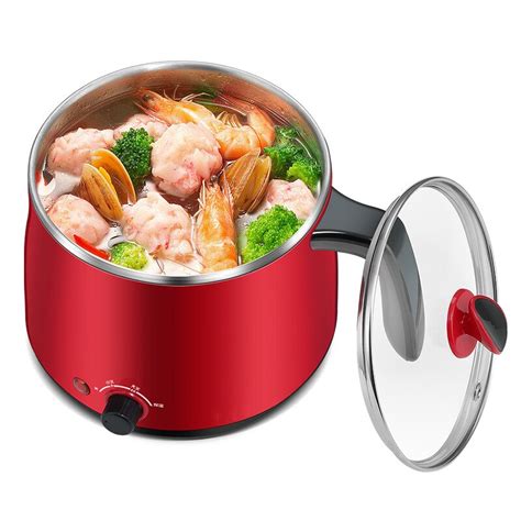 Red Multi Cooker Two Stage Power Heat Preservable Vicedeal