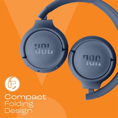 Buy Jbl Tune Jblt Btblu Bluetooth Headphone With Mic Pure Bass Sound On Ear Blue Online
