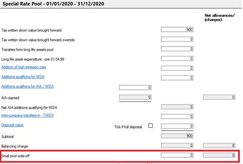 Special Rate Pool Sr Pool Cch Software User Documentation