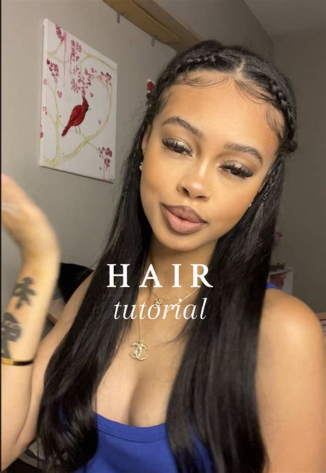 Adorable Baddie Hairstyle Tutorial With Braided Crown Tiktok