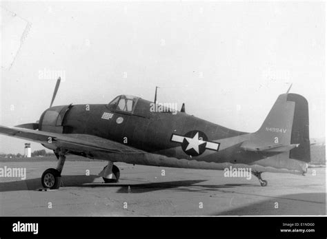 The Grumman F6f 5n Serial Number 93879 And Registration N4994v Is Part Of The Charles M