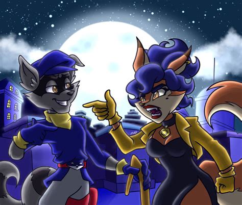 Sly And Carmelita By Thegirldragonite On Deviantart