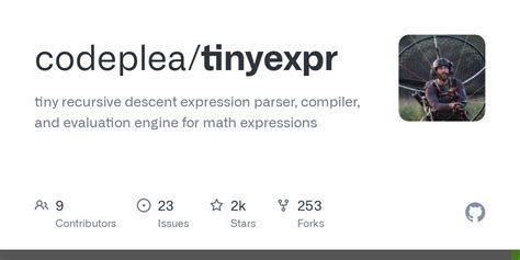 Github Codepleatinyexpr Tiny Recursive Descent Expression Parser Compiler And Evaluation