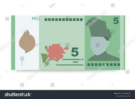 Malaysian Ringgit Vector Illustration Malaysia Indonesia Stock Vector