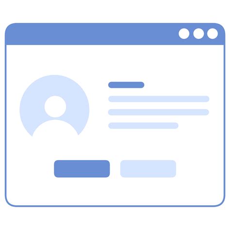 Profile User Interface Illustration PNG