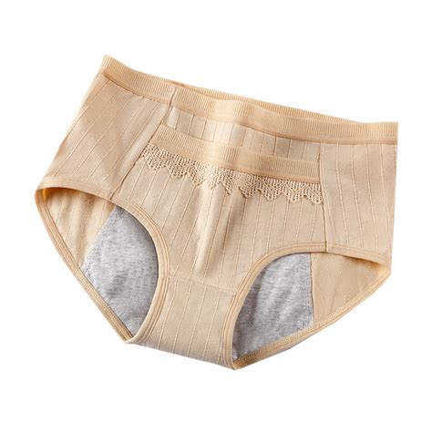 Fatyb Womens Underwear With Pocket Cotton Full Coverage Underpants
