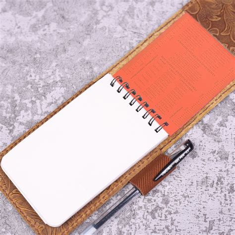 Leather Notepad Etsy