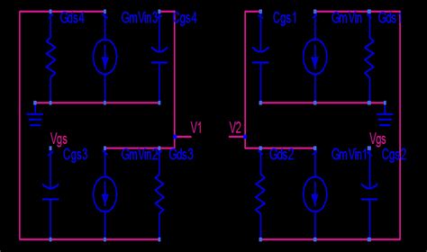 Small Signal Equivalent Circuit Of The Differential Active Inductor
